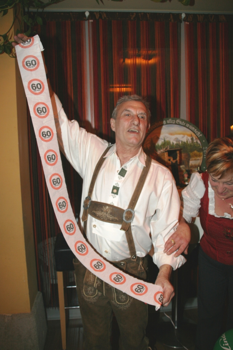 Karl Binder - ein Sechziger - die Geburtstagsfeier - News