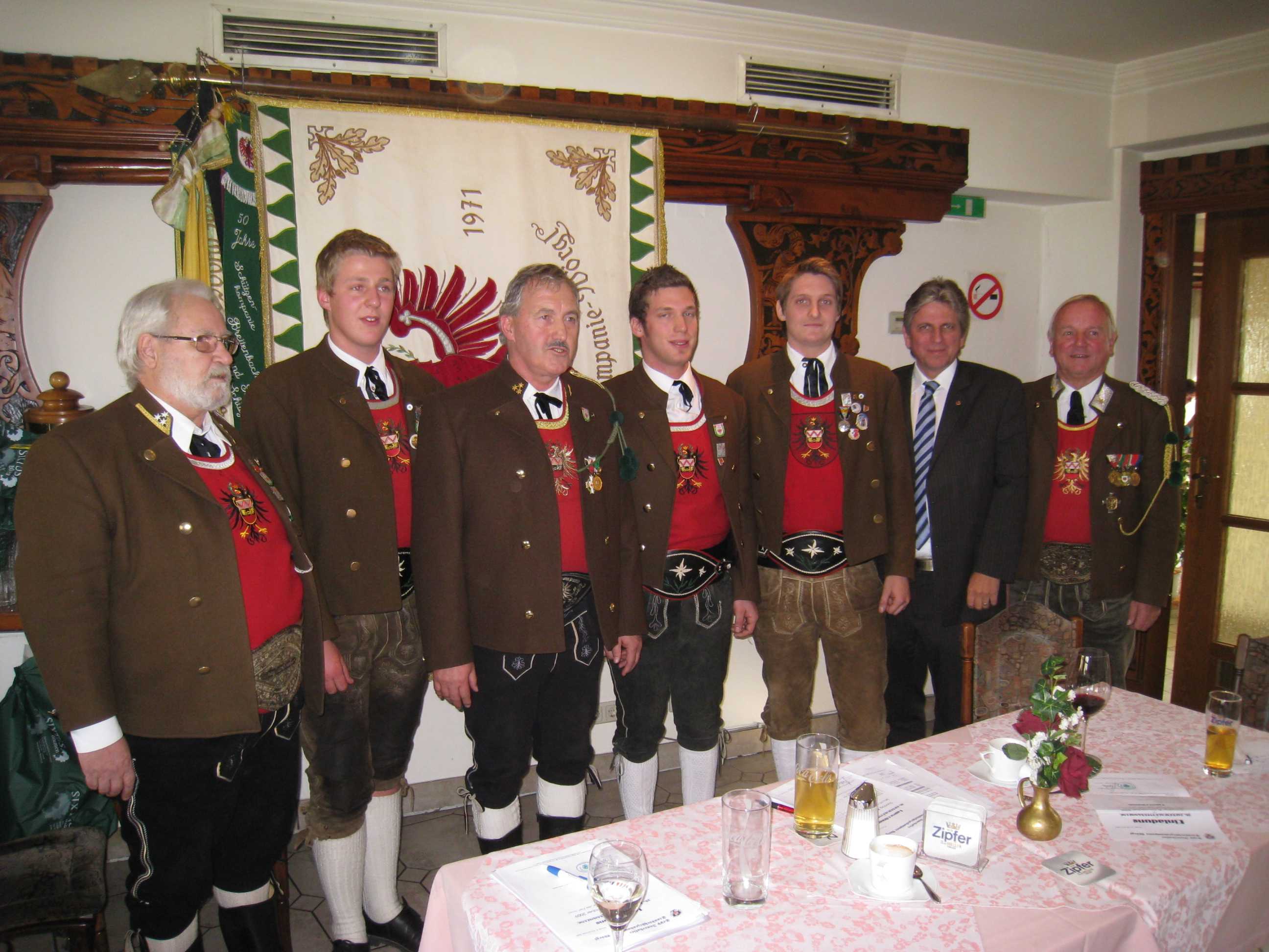 38. Generalversammlung der Sepp Innerkofler Standschützenkompanie Wörgl